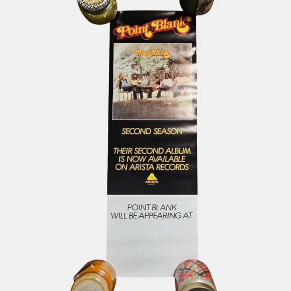Art | Point Blank Second Season Album Concert Promo Poster 1x30 Vintage ...